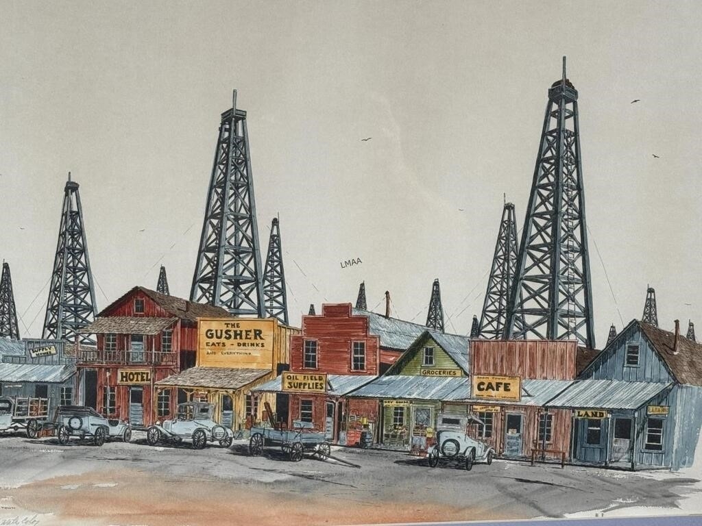 Al Richardson | LIMITED EDITION BOOM TOWN BY AL RICHARDSON | MutualArt