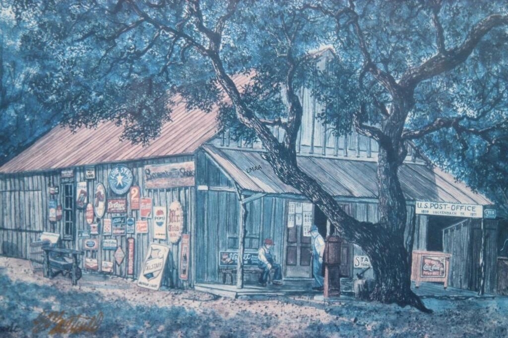 George Boutwell | OLD TEXAS TOWN SCENES BY GEORGE BOUTWELL | MutualArt