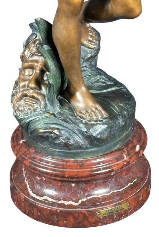 Geo Maxim | GEO MAXIM DAVID WITH THE SLAIN HEAD OF GOLIATH | MutualArt