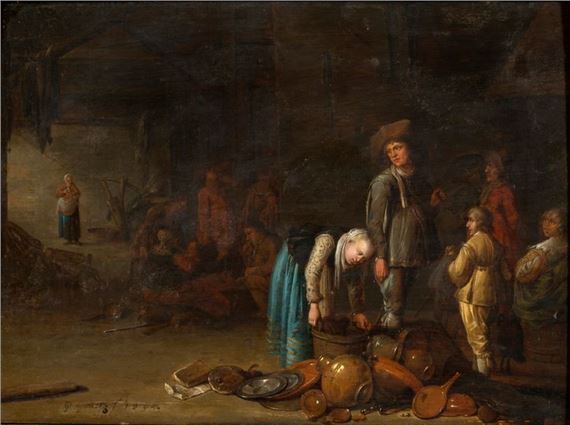 Pieter Symonsz. Potter | Washing-up | MutualArt