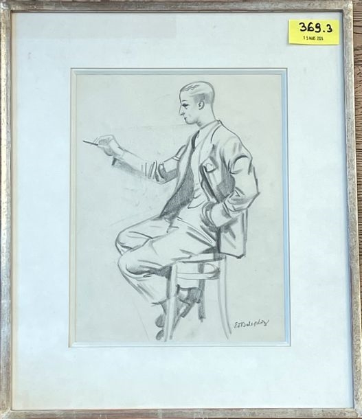 Edmond Delescluze | Portrait of an Elegant Man | MutualArt