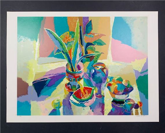 Michael Gorban | Still Life With Fruit and Plants | MutualArt