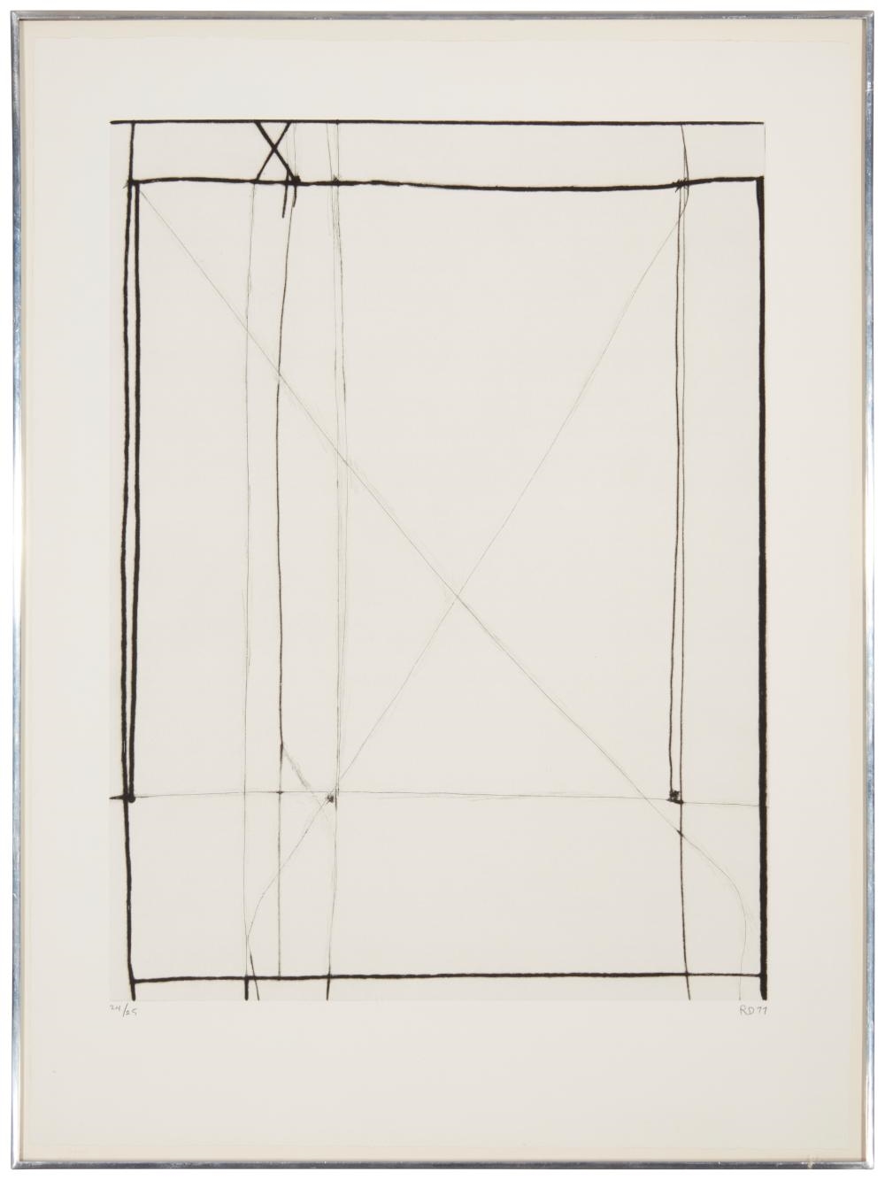 Richard Diebenkorn | 1 from Nine Drypoints and Etchings (1977) | MutualArt