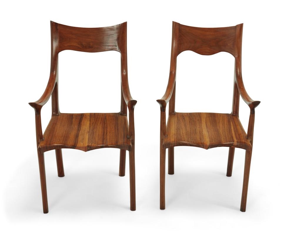 Sam Maloof | A pair of Sam Maloof-style armchairs | MutualArt
