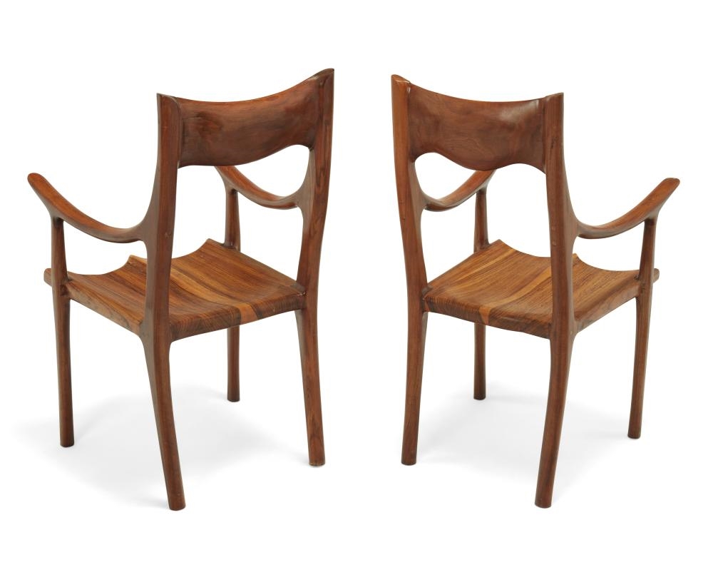 Sam Maloof | A pair of Sam Maloof-style armchairs | MutualArt