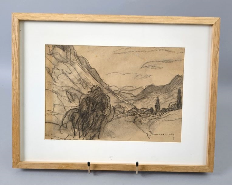Pierre Combet-Descombes | Hilly landscape (1922) | MutualArt