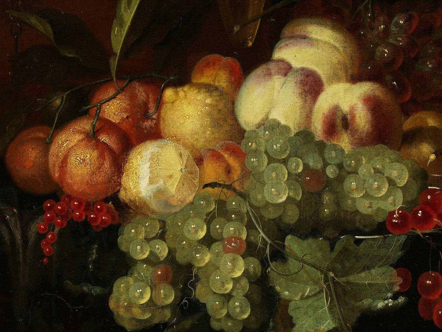 Johannes Hannot | STILLLEBEN MIT FRÜCHTEN UND DECKELGLAS | MutualArt