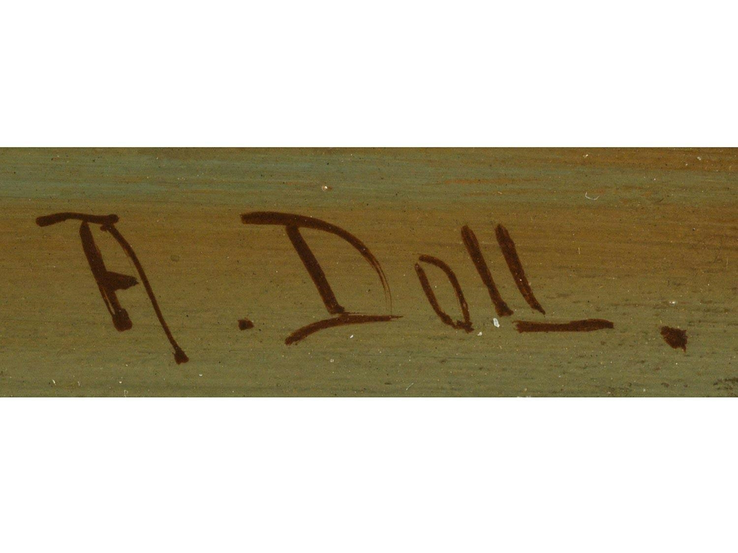 Anton Doll | Schneetreiben in einem gebirgsdorf | MutualArt