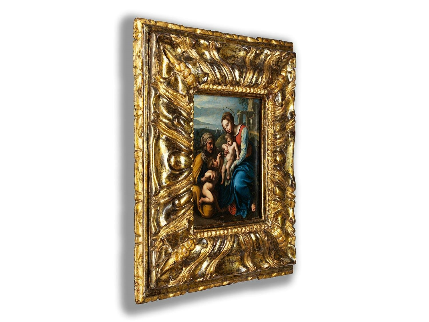 Luca Penni | MADONNA MIT DEM KIND, DER HEILIGEN ANNA UND DEM ...