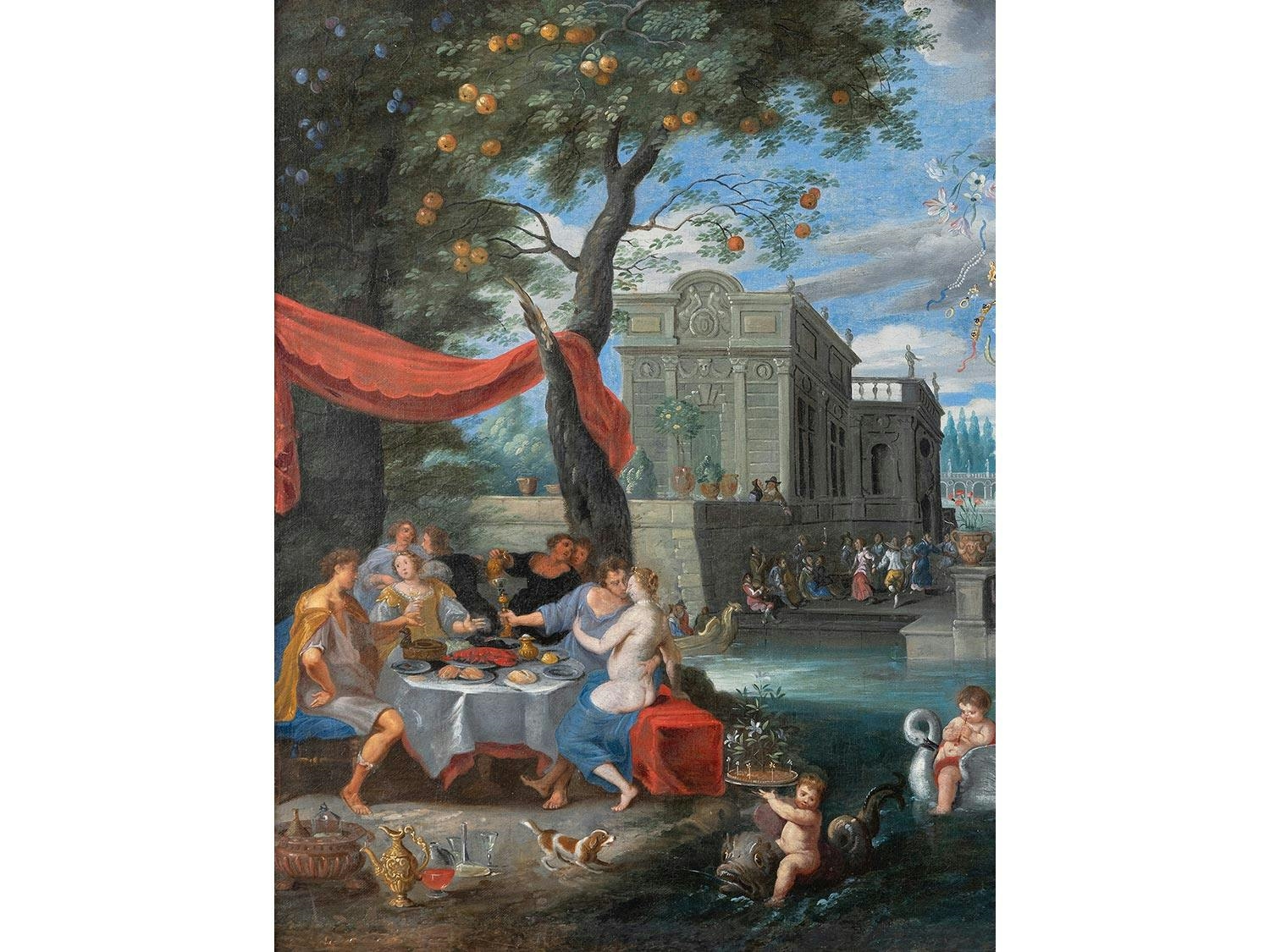 Jan Brueghel the Younger | DIE HOCHZEIT VON THETIS UND PELEUS IN EINEM ...