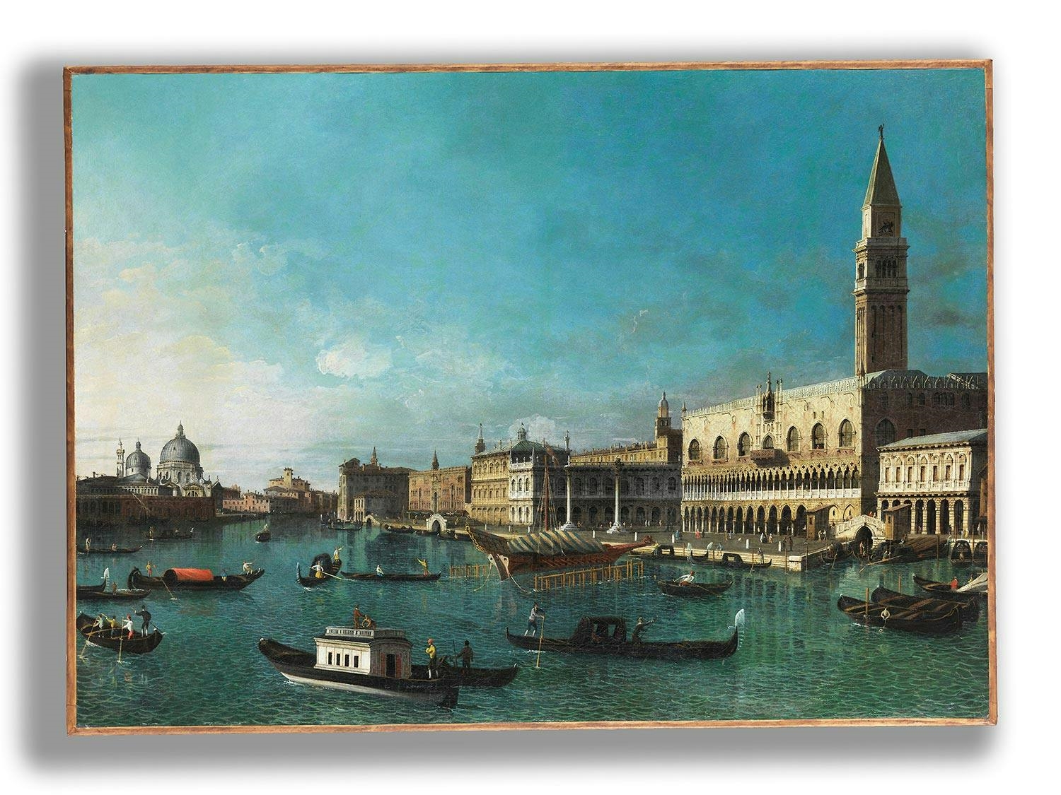 Pietro Bellotti | Venedigvedute: CANAL GRANDE MIT DOGENPALAST UND BLICK ...