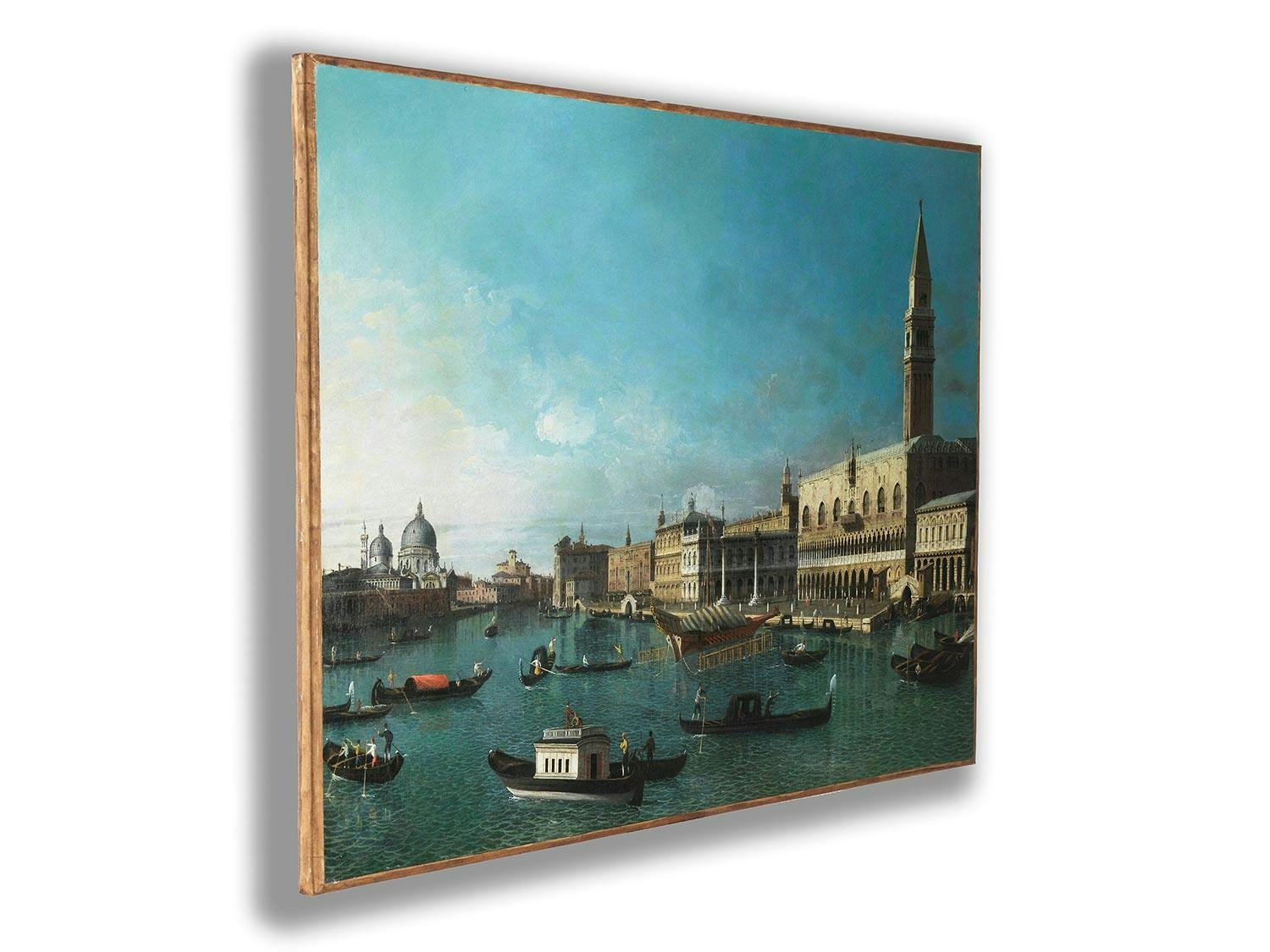 Pietro Bellotti | Venedigvedute: CANAL GRANDE MIT DOGENPALAST UND BLICK ...