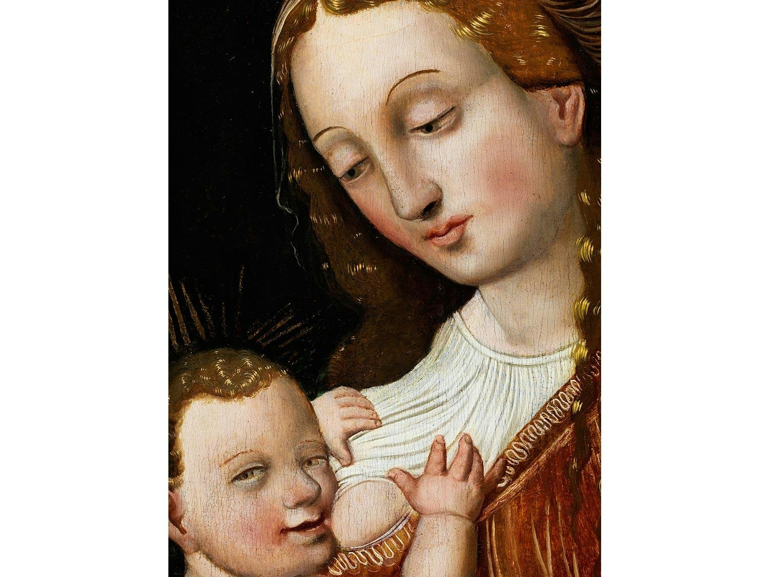 Joos Van Cleve | MARIA LACTANS | MutualArt