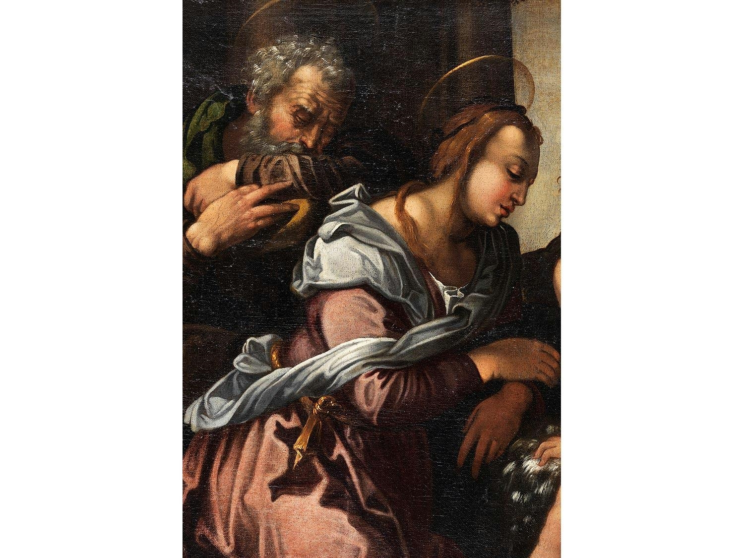 Andrea del Sarto | DIE HEILIGE FAMILIE MIT JOHANNES UND DER HEILIGEN KATHARINA (1486) | MutualArt