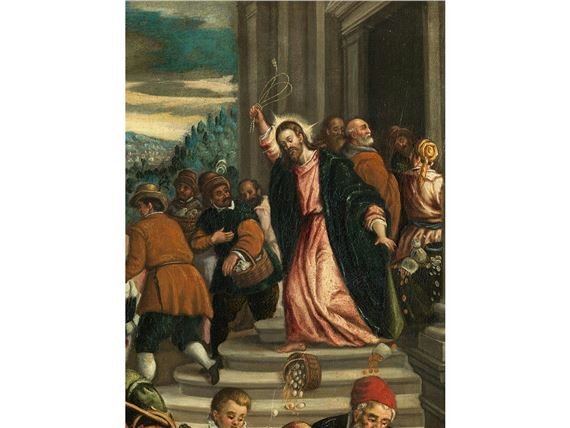 Francesco Bassano | JESUS VERTREIBT DIE HÄNDLER AUS DEM TEMPEL | MutualArt