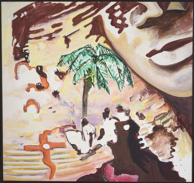 Alain G. F. Jacquet | 1939-2008 PALM TREE Oil on canvas (1939 - 2008 ...