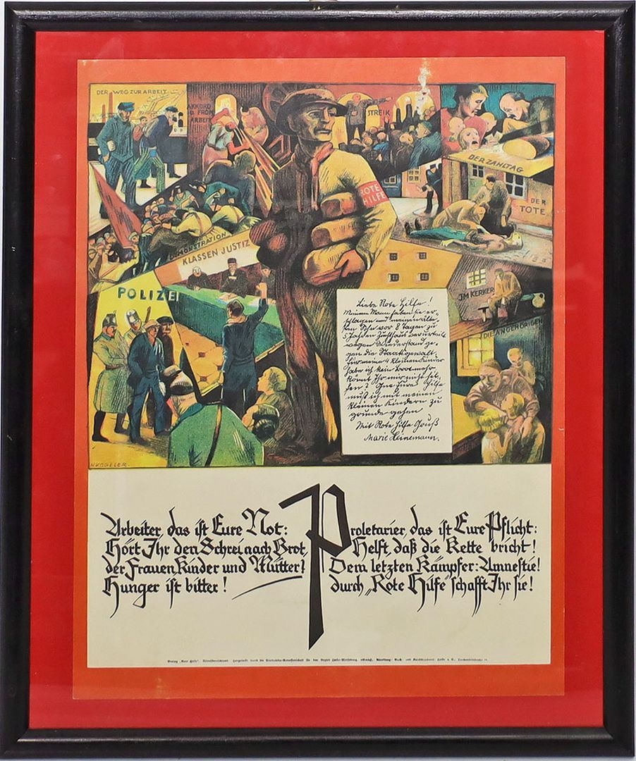 Heinrich Vogeler | Propaganda-Plakat für die KPD Deutschland - Rote ...