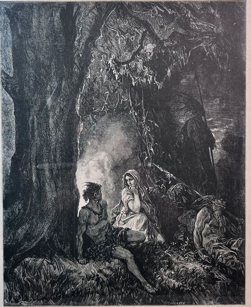 Gustave Doré | The Giant Antaeus and Hell | MutualArt