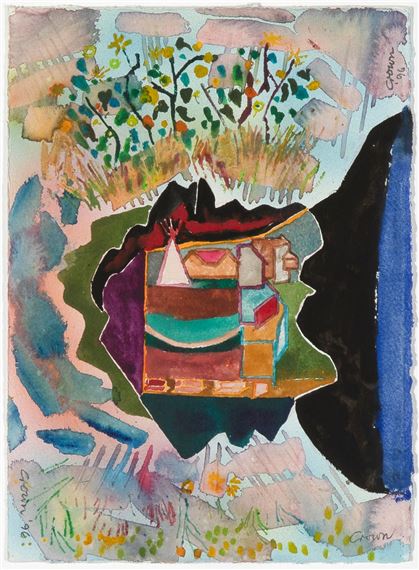 Keith Crown | Taos Mountain From My Place, 1996 (1996) | MutualArt