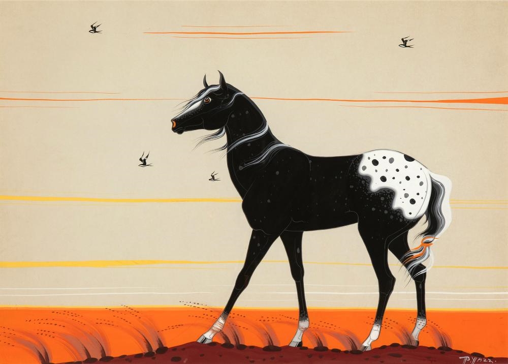 Beatien Yazz | The Migration Navajo (1986) | MutualArt