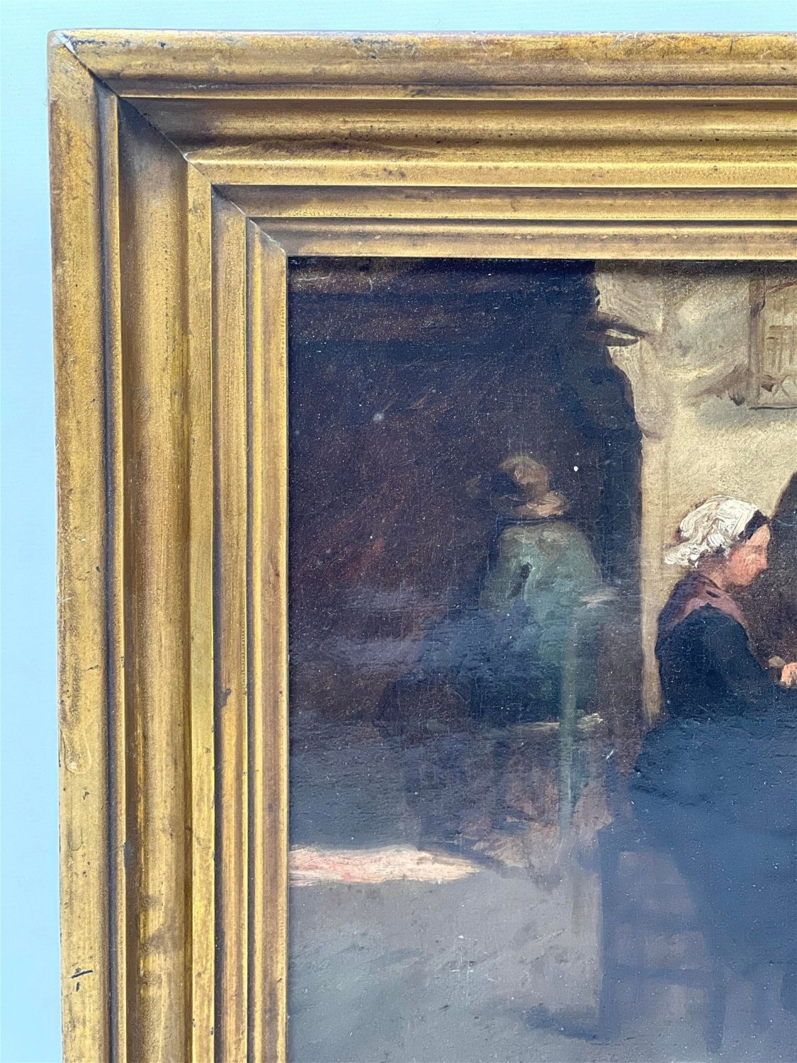 Jules Trayer | Antique Oil Painting on Canvas Attributed to Jules ...