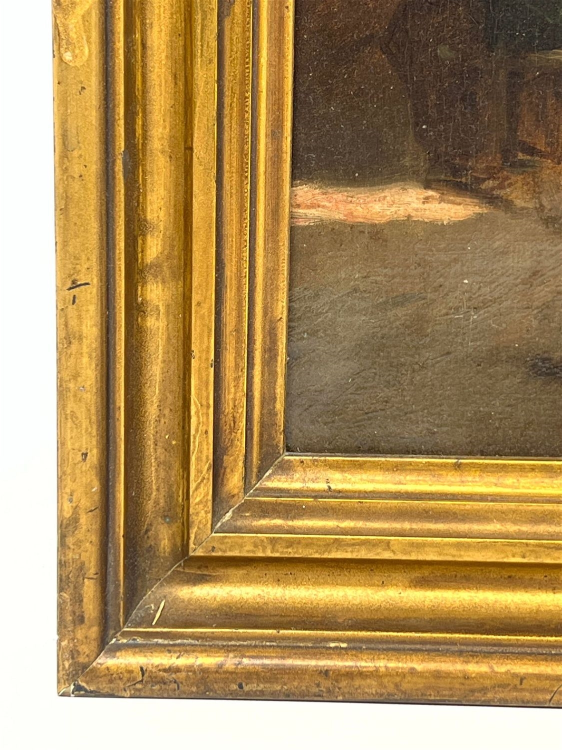Jules Trayer | Antique Oil Painting on Canvas Attributed to Jules ...