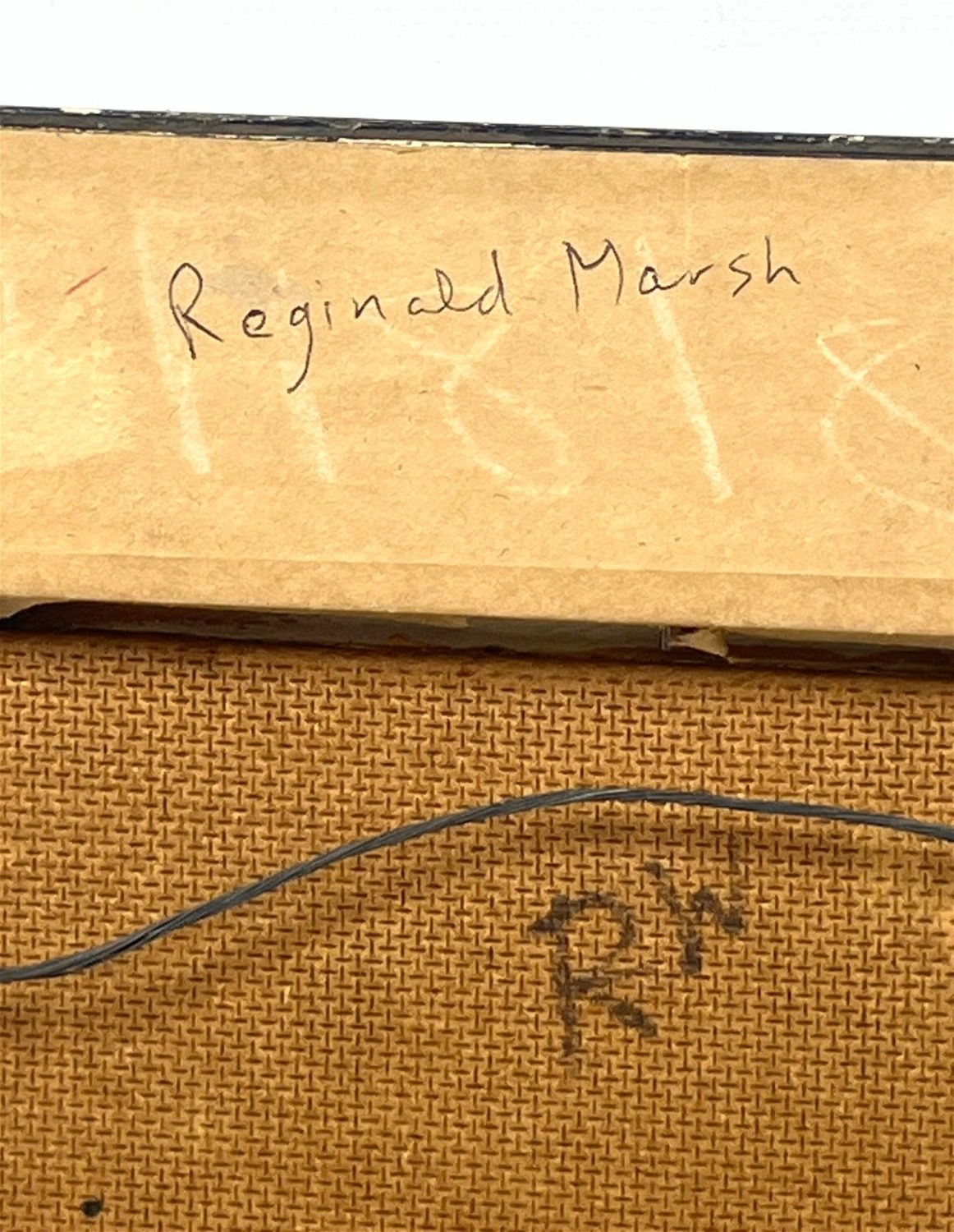 Reginald Marsh | Unsigned Painting on Board attributed to Reginald ...