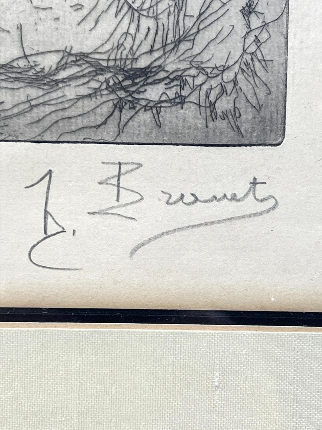 Auguste Brouet | Auguste Brouet Two dancers Drypoint etching. Signed with pencil. Edition 80/100 ...