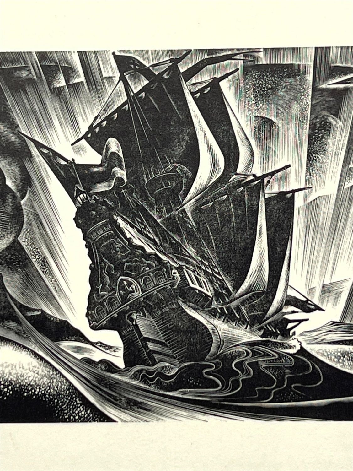 John Buckland Wright | WPA Style etching Print in the Manner of John ...