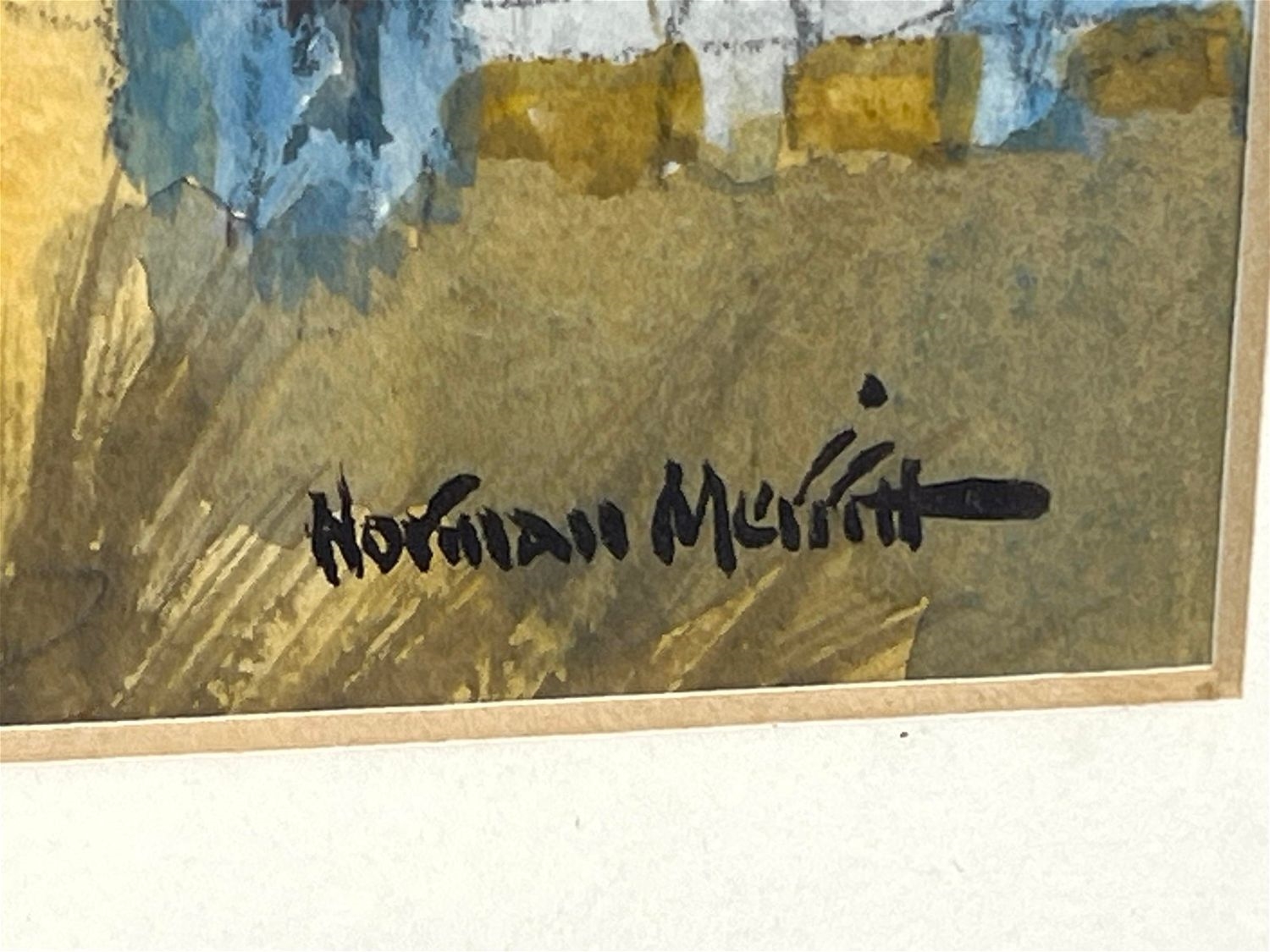 Norman Merritt | NORMAN MERRITT Watercolor Painting | MutualArt