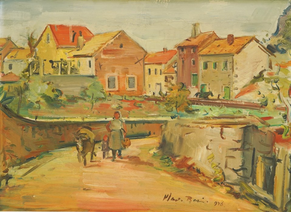 Vladimir Becić | PORTRET GOSPOĐE DENZLER (1932) | MutualArt