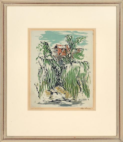 Alan Sumner | Old Asylum Wall from Studley Park, 1945 (1945) | MutualArt