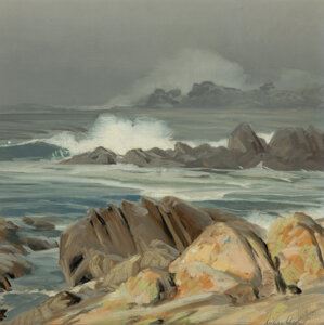 Wilson Hurley | Field Study: Surf in the Fog (1984) | MutualArt