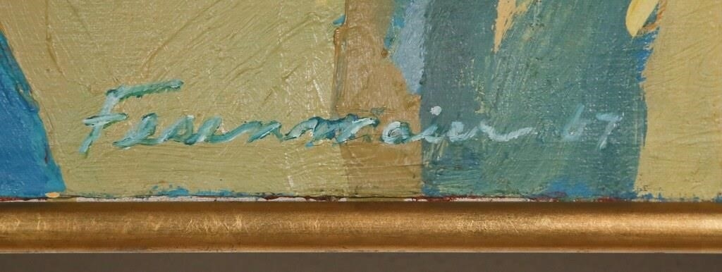 Helene Fesenmaier | Helene Fesenmaier Oil on Canvas Still Life (1967 ...