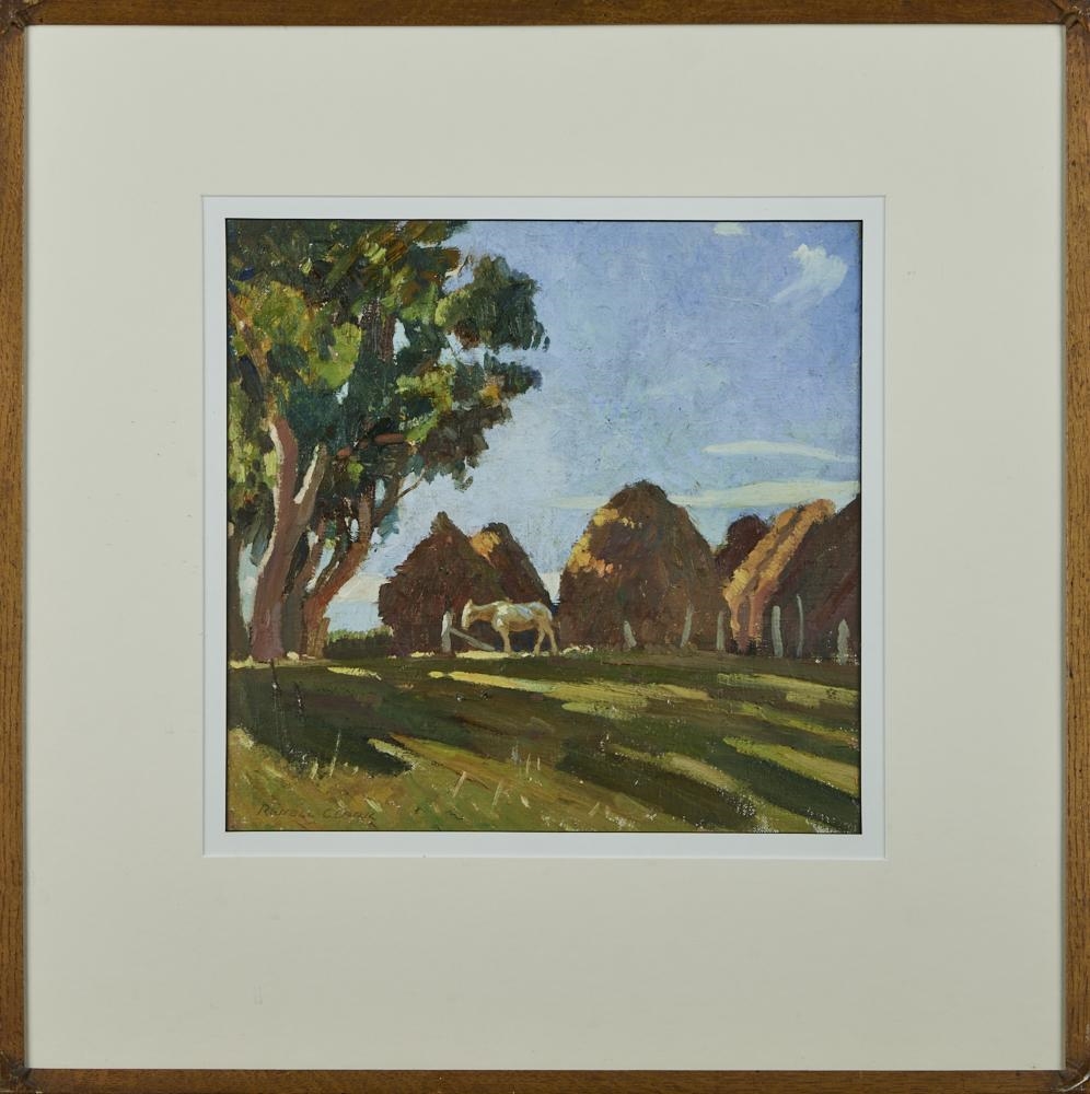 Russell Clark | The White Horse | MutualArt