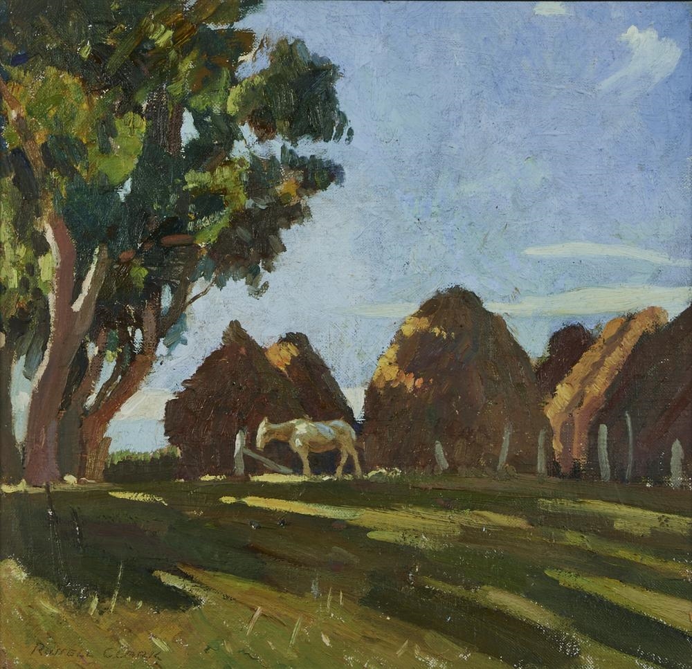 Russell Clark | The White Horse | MutualArt