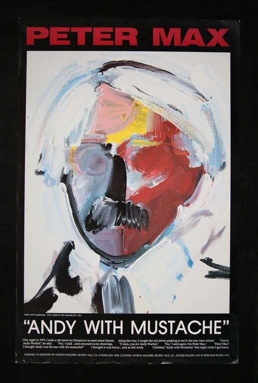 Peter Max | 3 Vintage Peter Max Offset Lithograph Posters (Circa 1989 ...