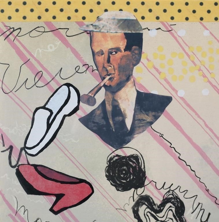 Ines Aponte | Ines Aponte Lithograph With Collage Morivivi (1996 ...