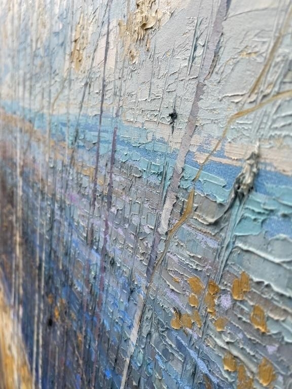 Troy Collins | LARGE TROY COLLINS BIRCH FOREST PAINTING (2011) | MutualArt