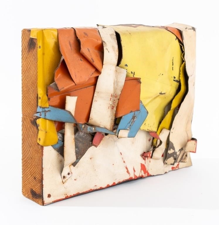 John Chamberlain | Domenick Capobianco Abstract Metal Wall Sculpture ...