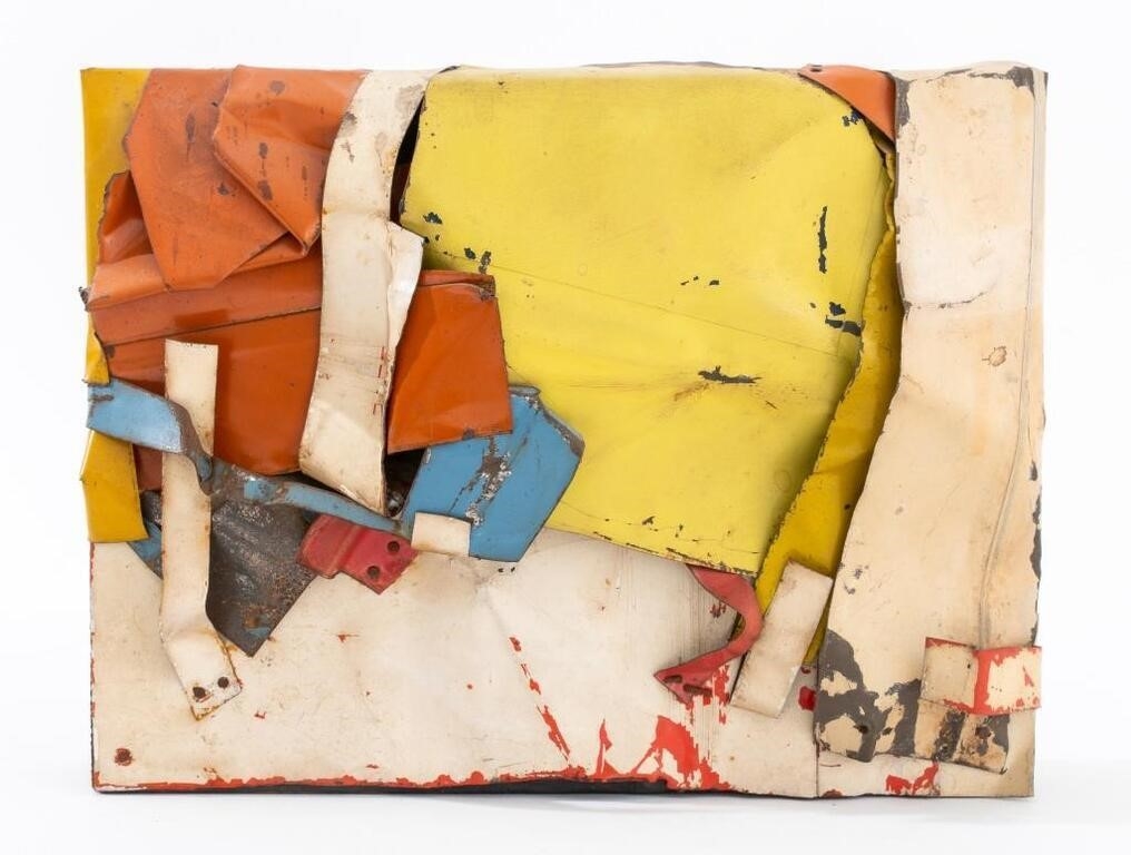 John Chamberlain | Domenick Capobianco Abstract Metal Wall Sculpture ...