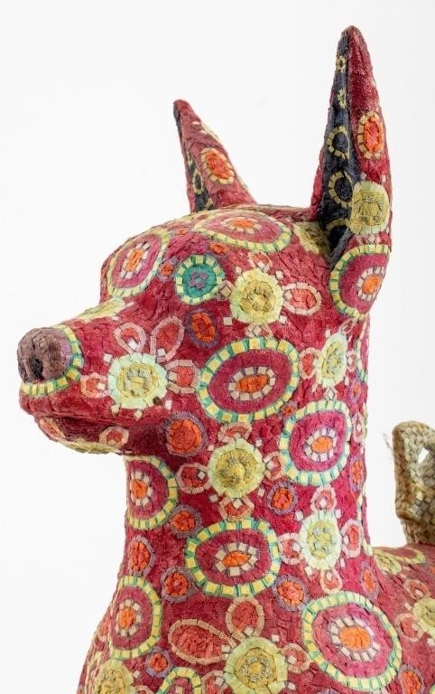 Martha Shade | Martha Shade Aladdin's Dog Mixed Media Sculpture | MutualArt