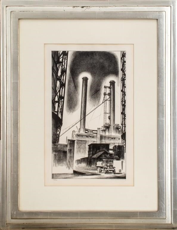 Louis Lozowick | New Hudson Bridge (1936) | MutualArt