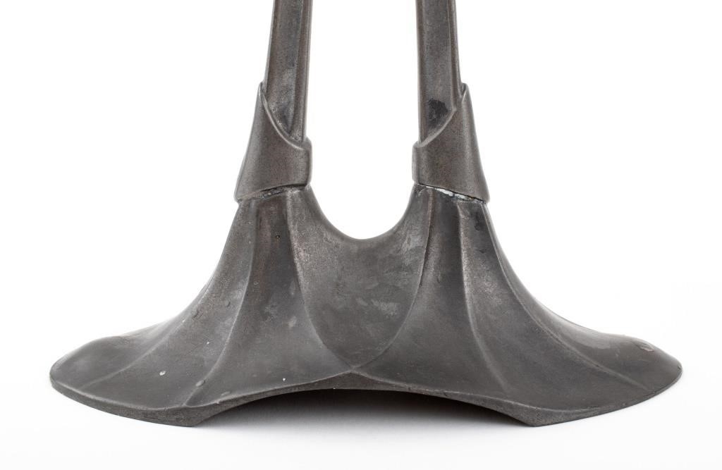 Albert Reimann | Albert Reimann Art Nouveau Pewter Candelabra, Pair ...
