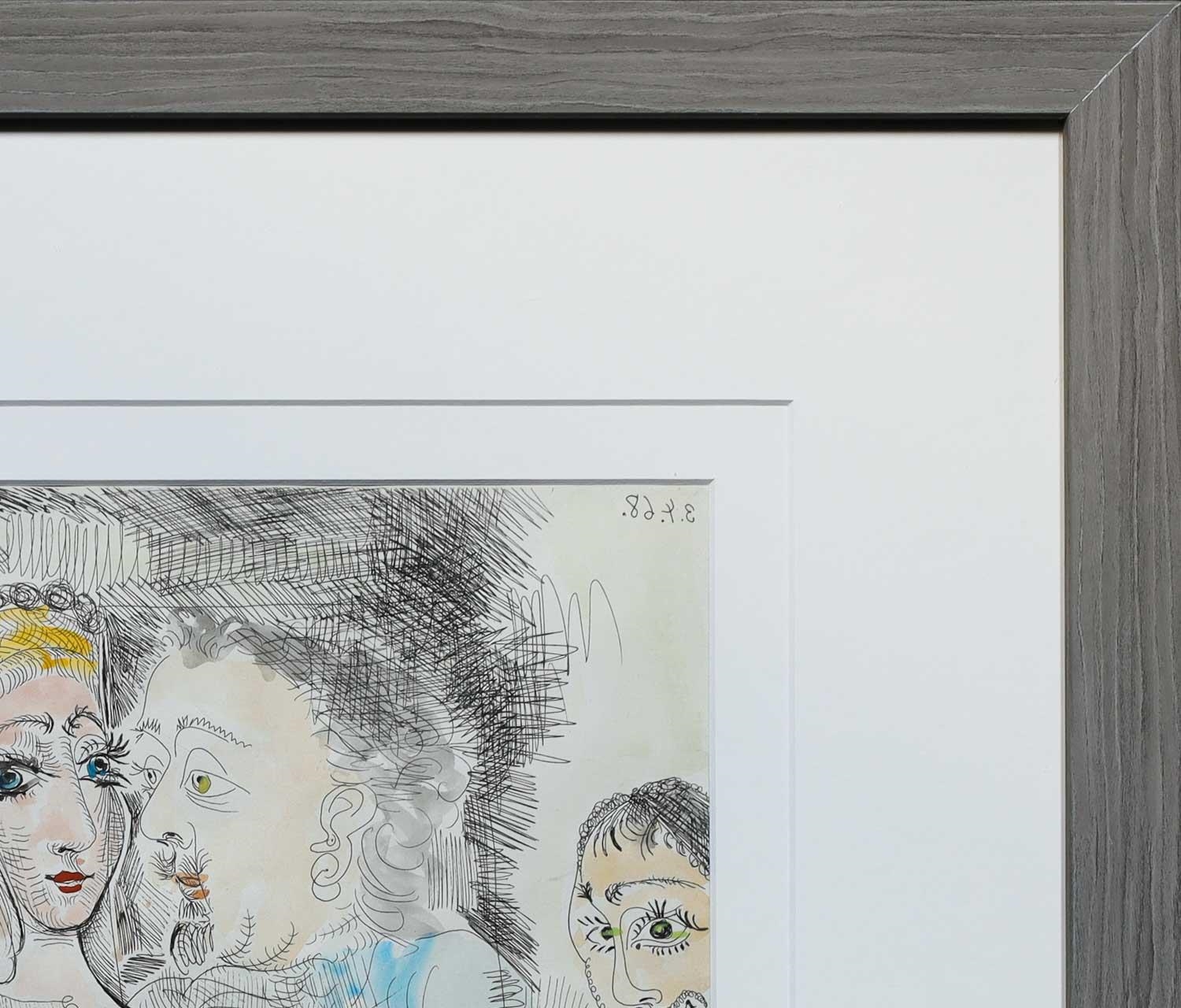 Pablo Picasso | Hand coloured etching | MutualArt