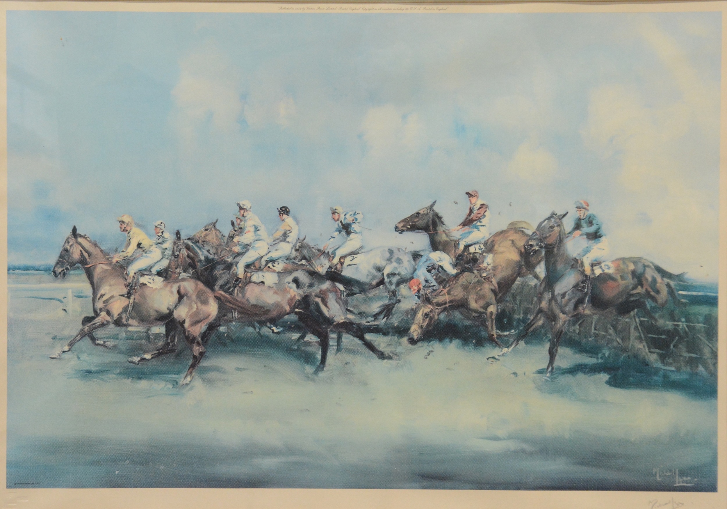 Michael Lyne | Hurdle Race (1972) | MutualArt