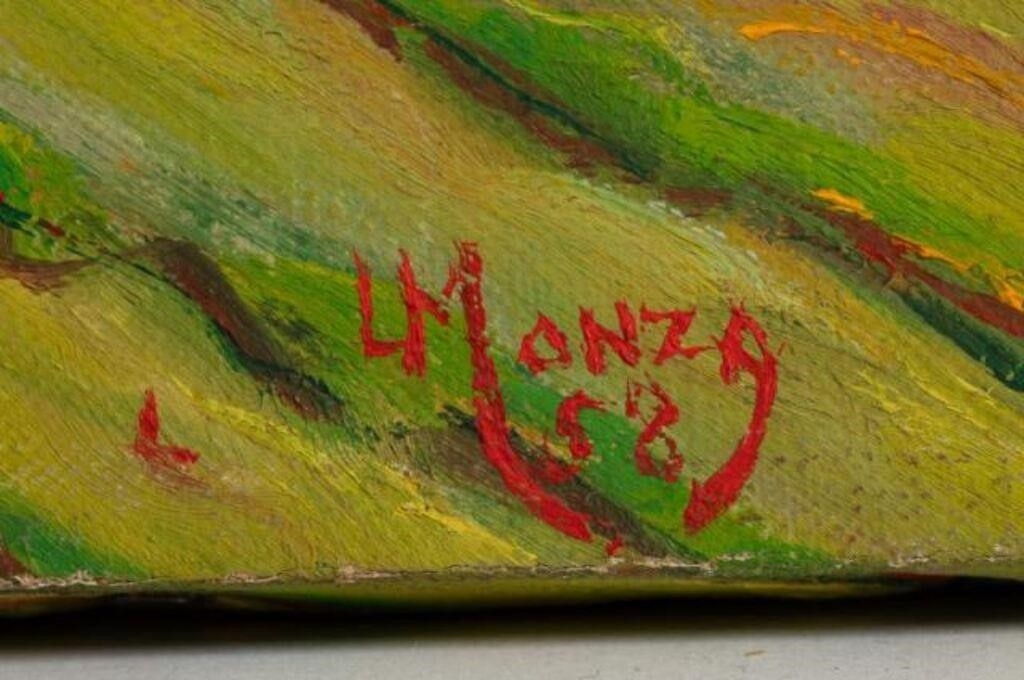 Louis Monza | Pair of Village Scene Paintings, Louis Monza | MutualArt