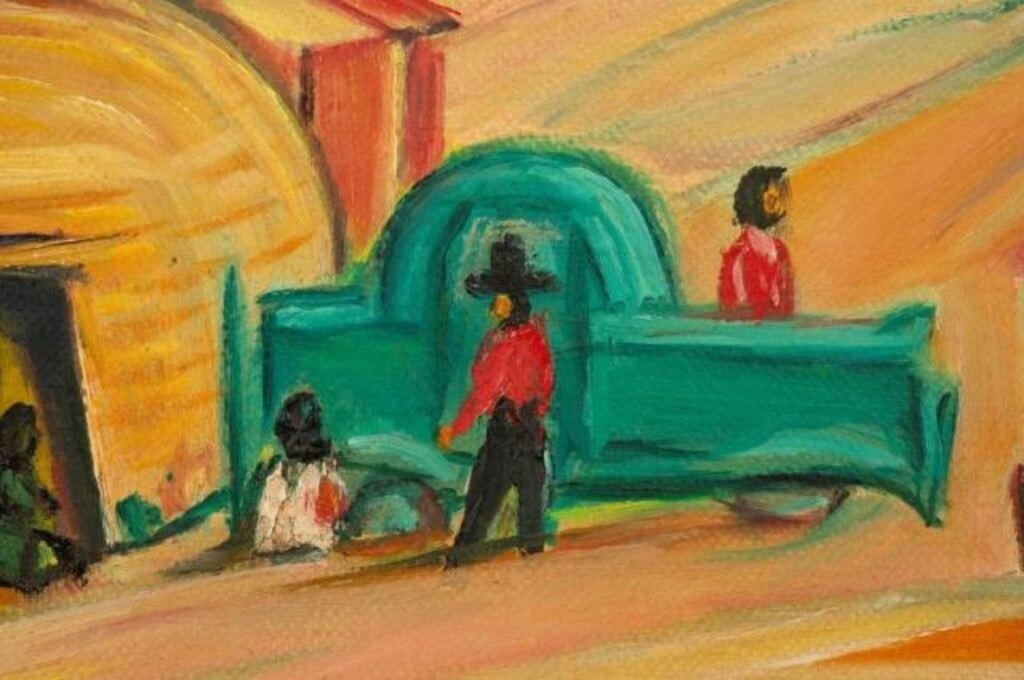 Louis Monza | Pair of Village Scene Paintings, Louis Monza | MutualArt