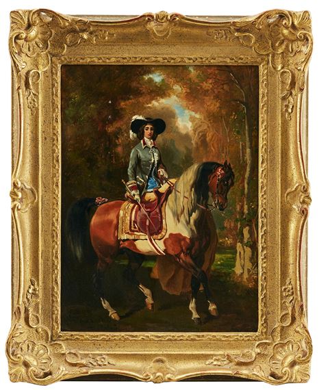John Georg Arsenius | Kvinna till häst (1852) | MutualArt
