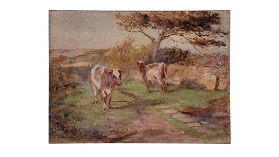 Robert Jobling | Cows in a Paddock | MutualArt